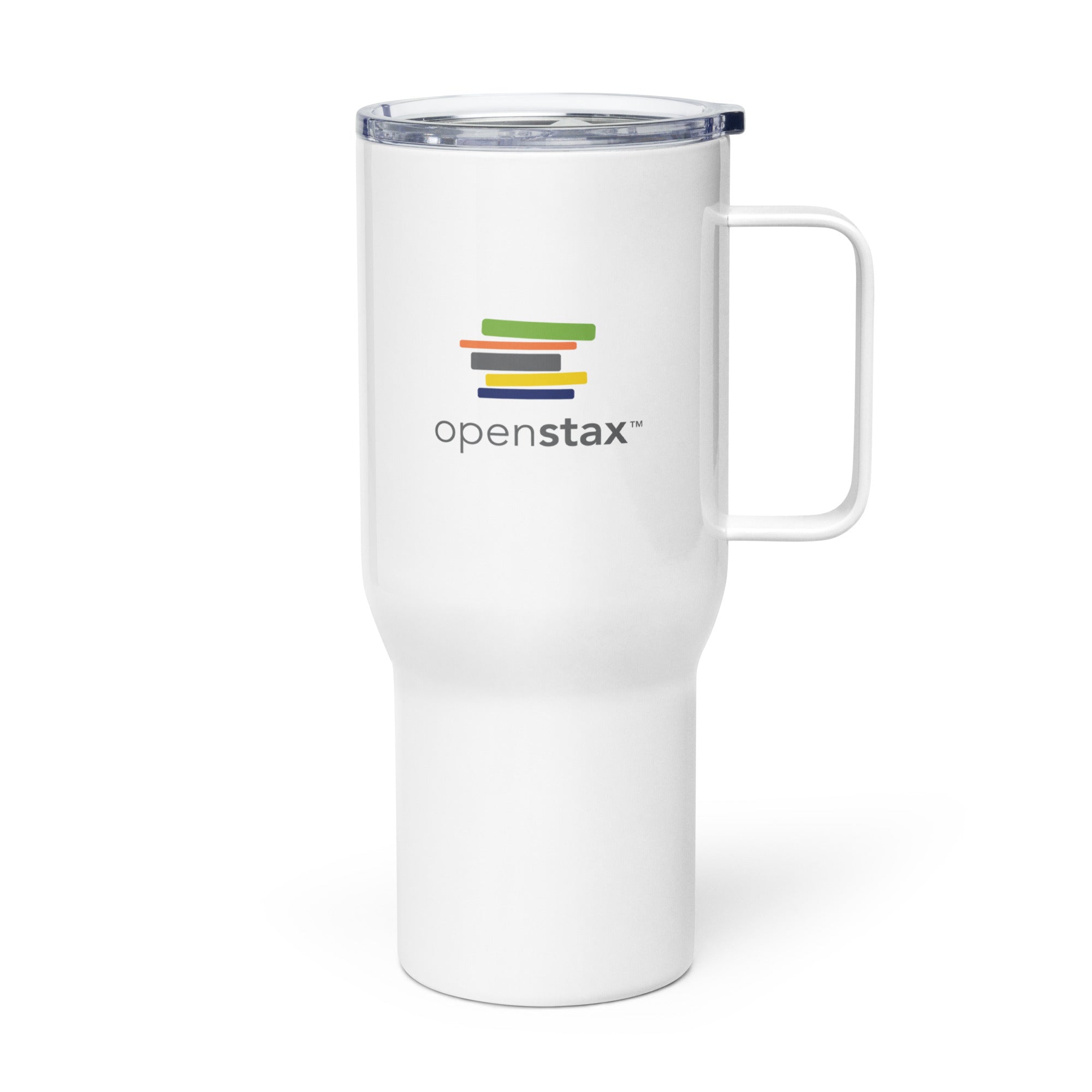Travel mug with a handle – OpenStax Store